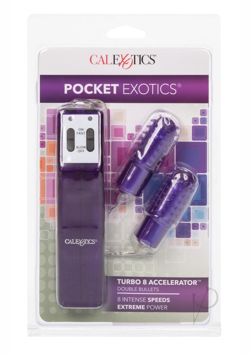 Pocket Exotics Turbo 8 Accelerator Double Bullet with Wired Remote ...